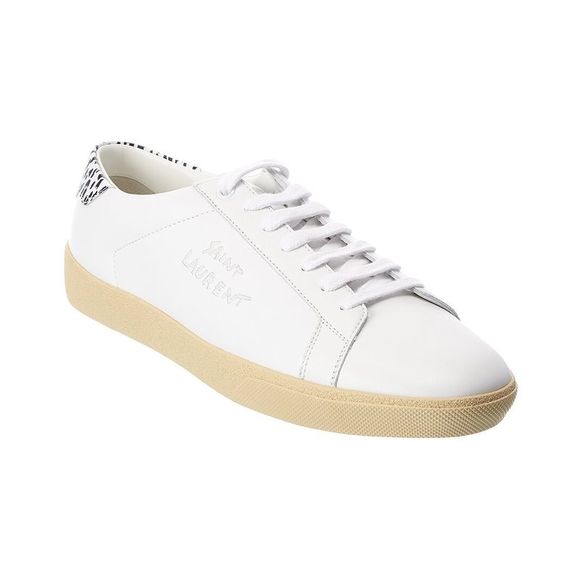 Saint Laurent | Shoes | Saint Laurent Sl6 Signature Leather Sneaker ...
